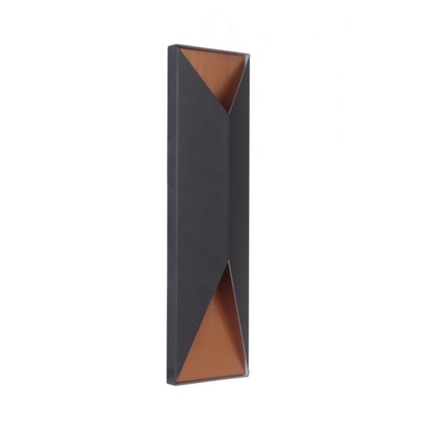 5"W Craftmade Peak Large LED Pocket Sconce Outdoor Z3422-TBSB-LED ...